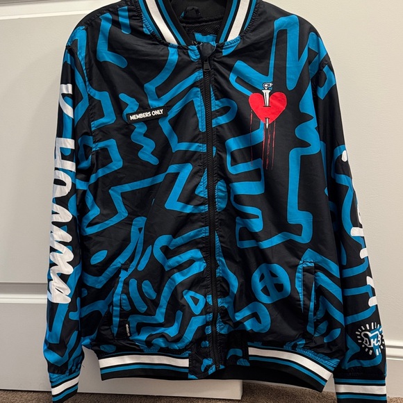keith haring | Jackets & Coats | Keith Haring Members Only Tokyo Pop ...
